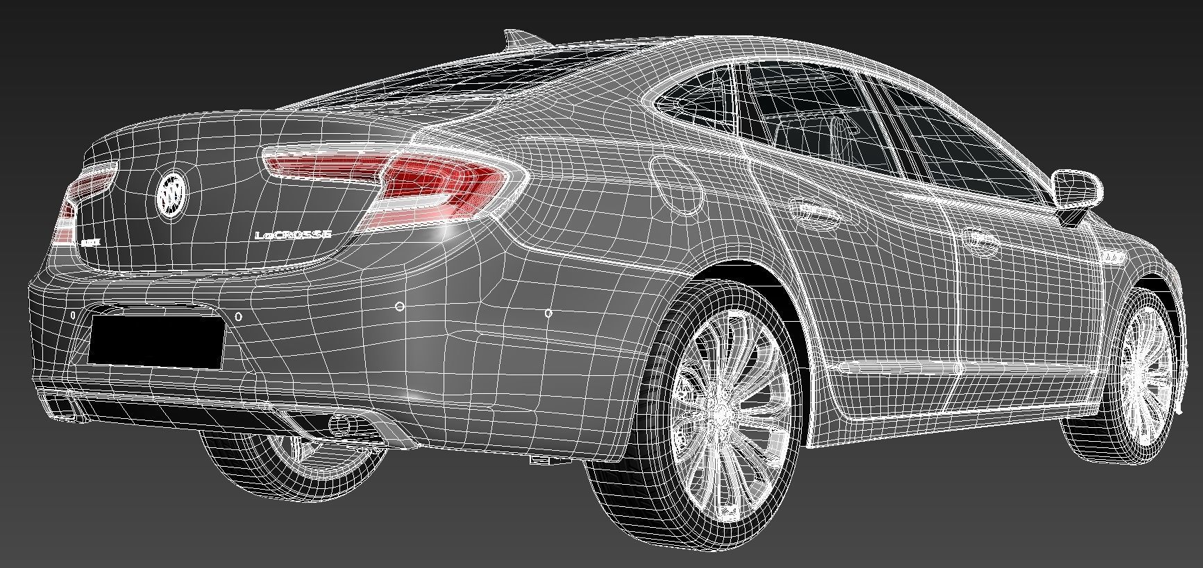 Buick LaCrosse 2018 3D model | CGTrader