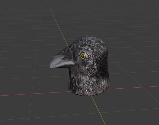 3D model Crow Head Mask VR / AR / low-poly | CGTrader