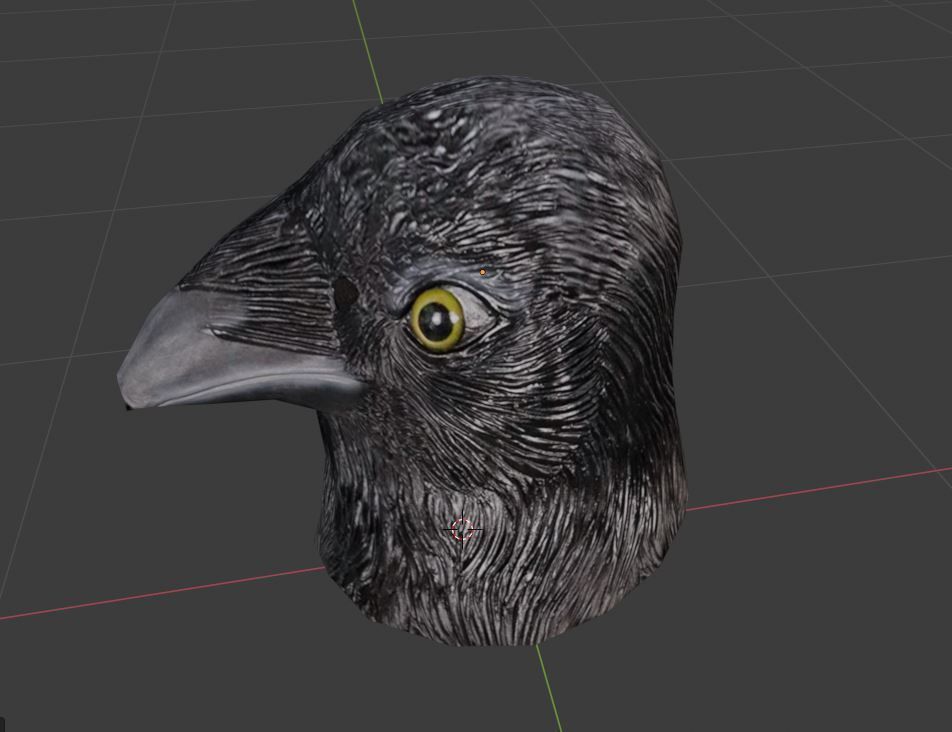 3D model Crow Head Mask VR / AR / low-poly | CGTrader