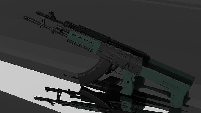 Ak-12 ak - rifle free VR / AR / low-poly 3D model | CGTrader