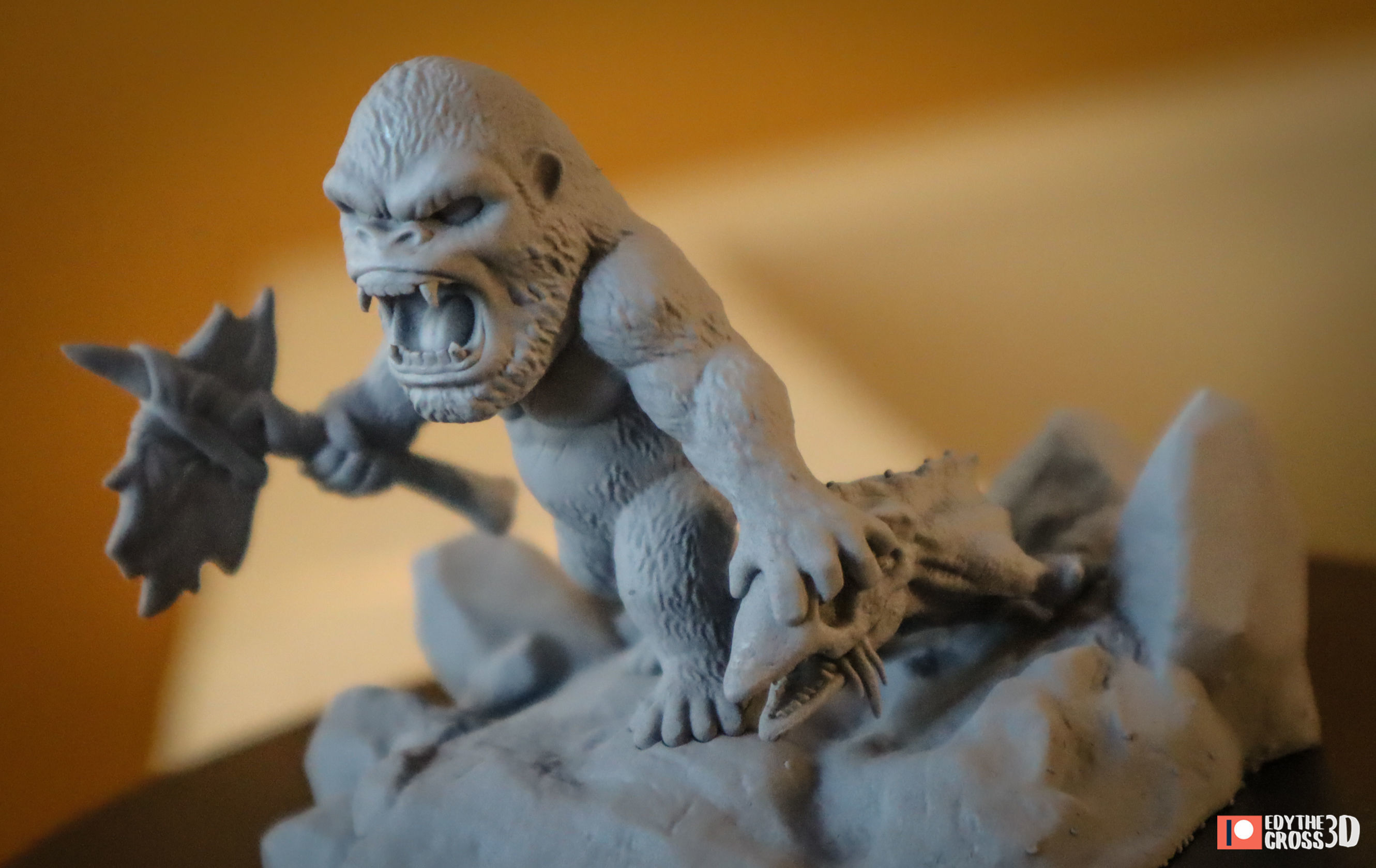 Kong VS Godzilla 3D model 3D printable | CGTrader