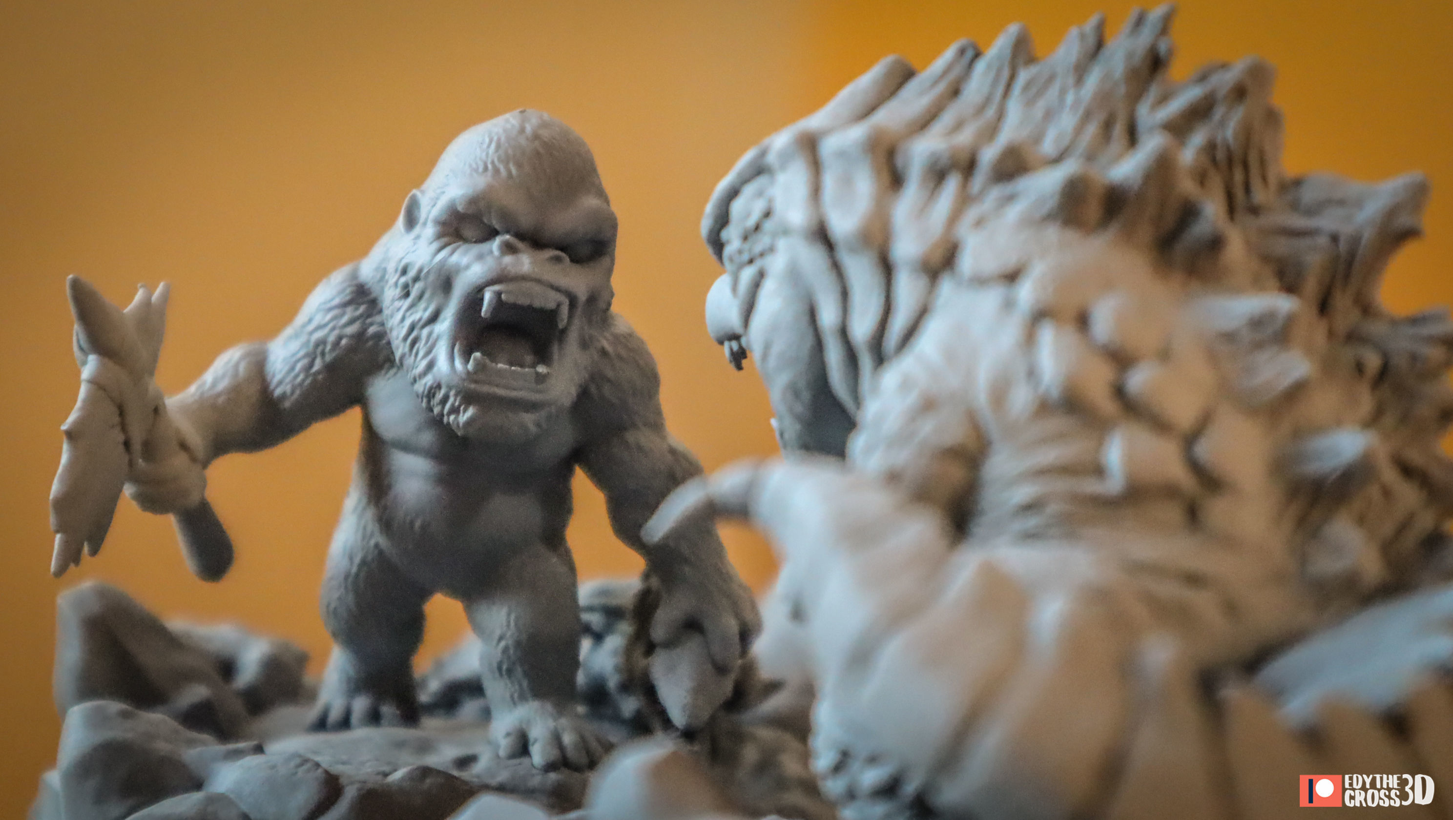 Kong VS Godzilla 3D model 3D printable | CGTrader