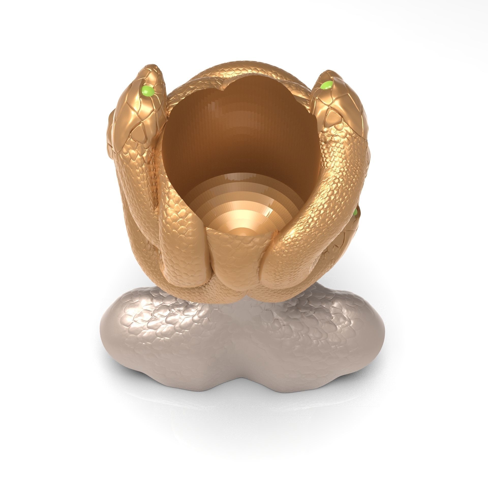 Medusa Gorgon pot stl 3D model 3D printable | CGTrader