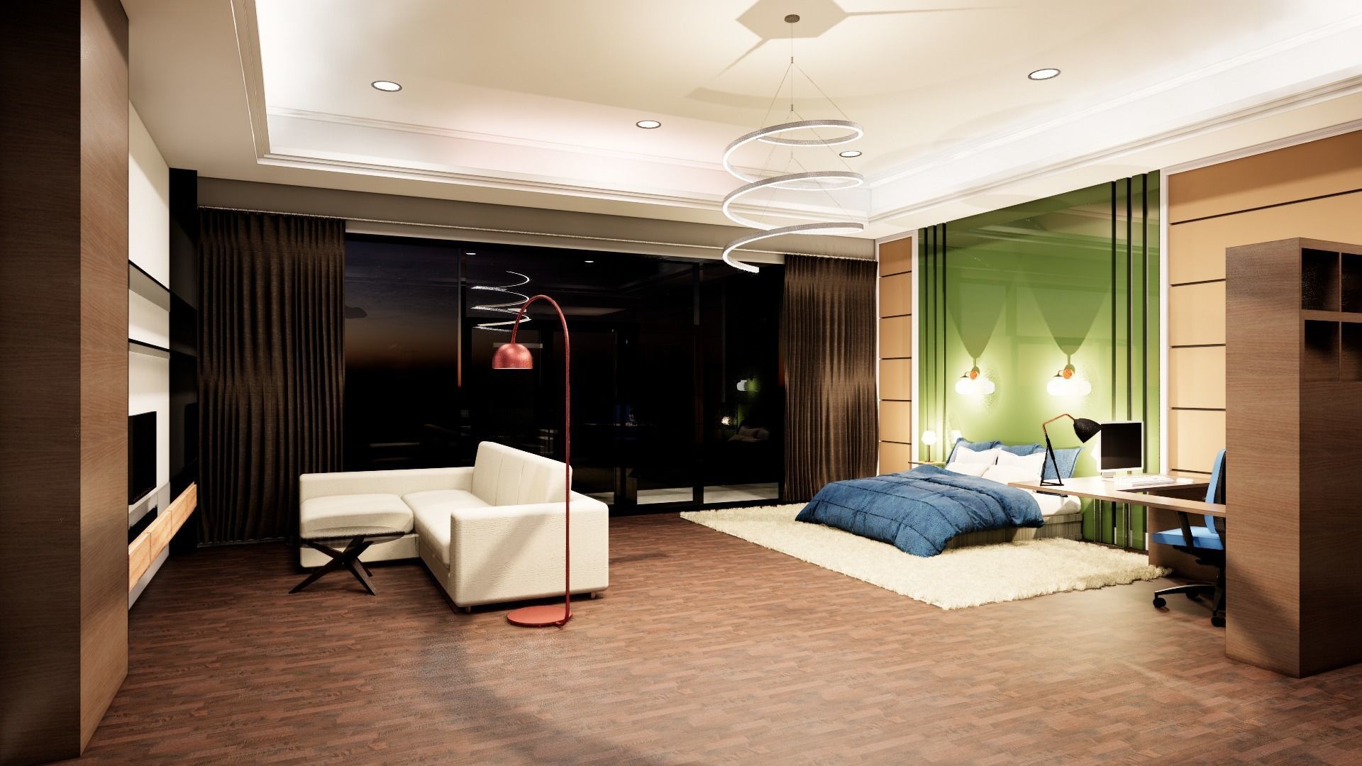 NATIVE REVIT MODERN HOUSE 3D model | CGTrader