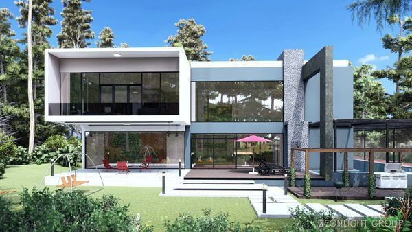 NATIVE REVIT MODERN HOUSE 3D model | CGTrader