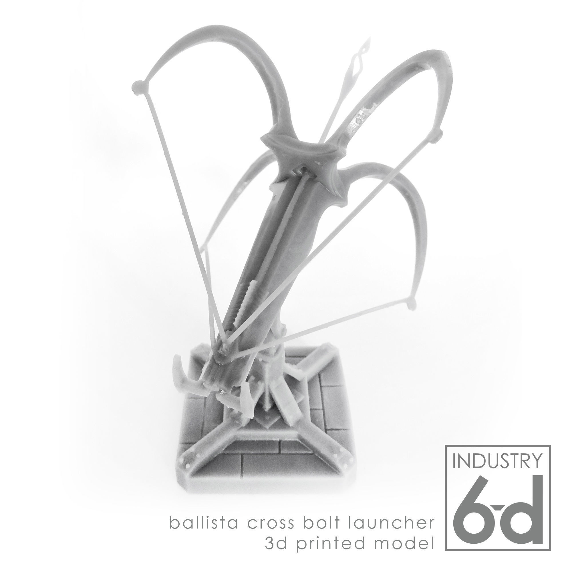 Wind Lance Ballista with Operator 3D model 3D printable | CGTrader