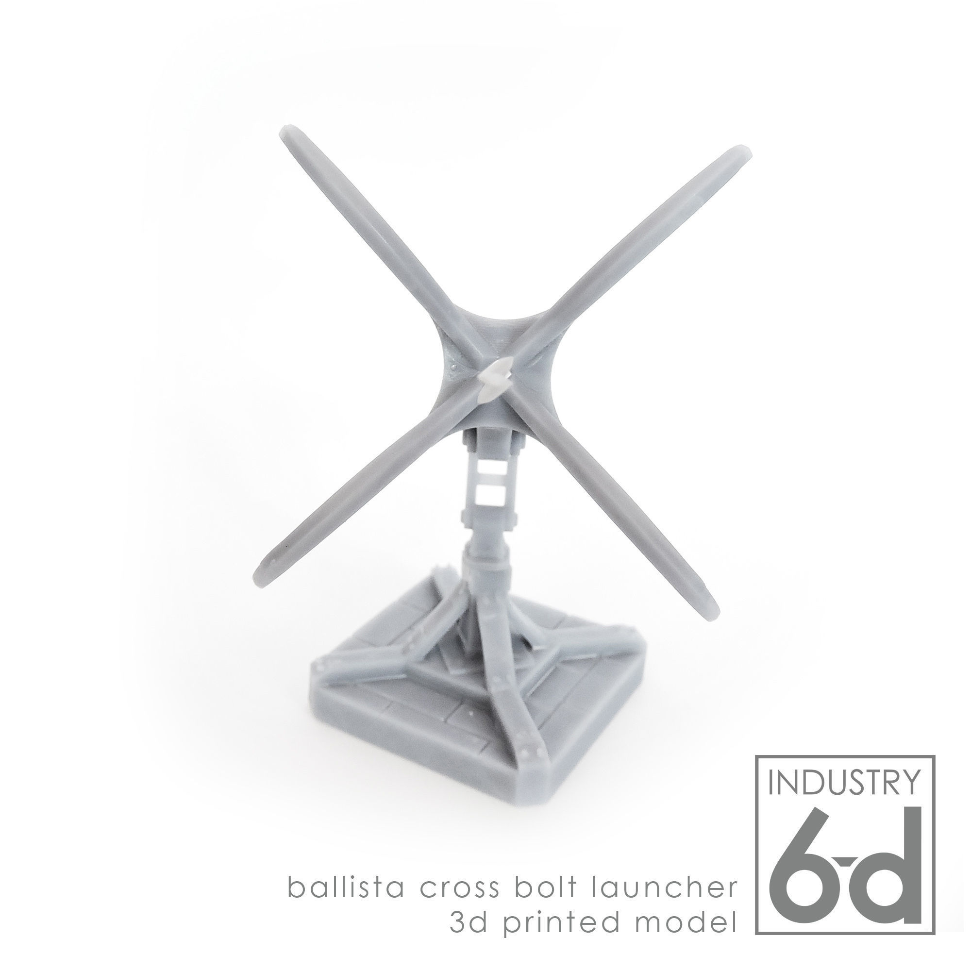 Wind Lance Ballista with Operator 3D model 3D printable | CGTrader