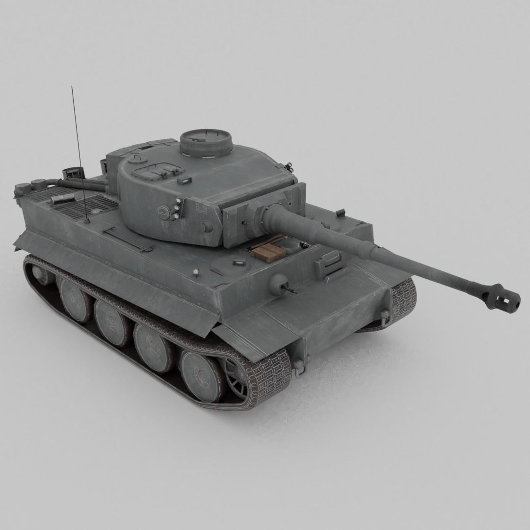 3D model Tiger Ausf H1 Heavy Tank VR / AR / low-poly | CGTrader