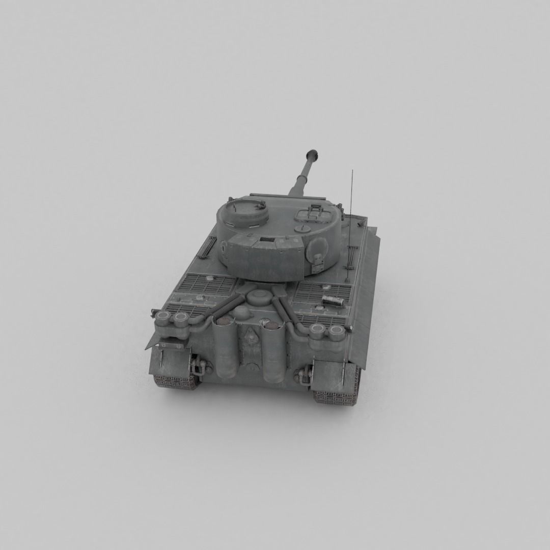 3D model Tiger Ausf H1 Heavy Tank VR / AR / low-poly | CGTrader