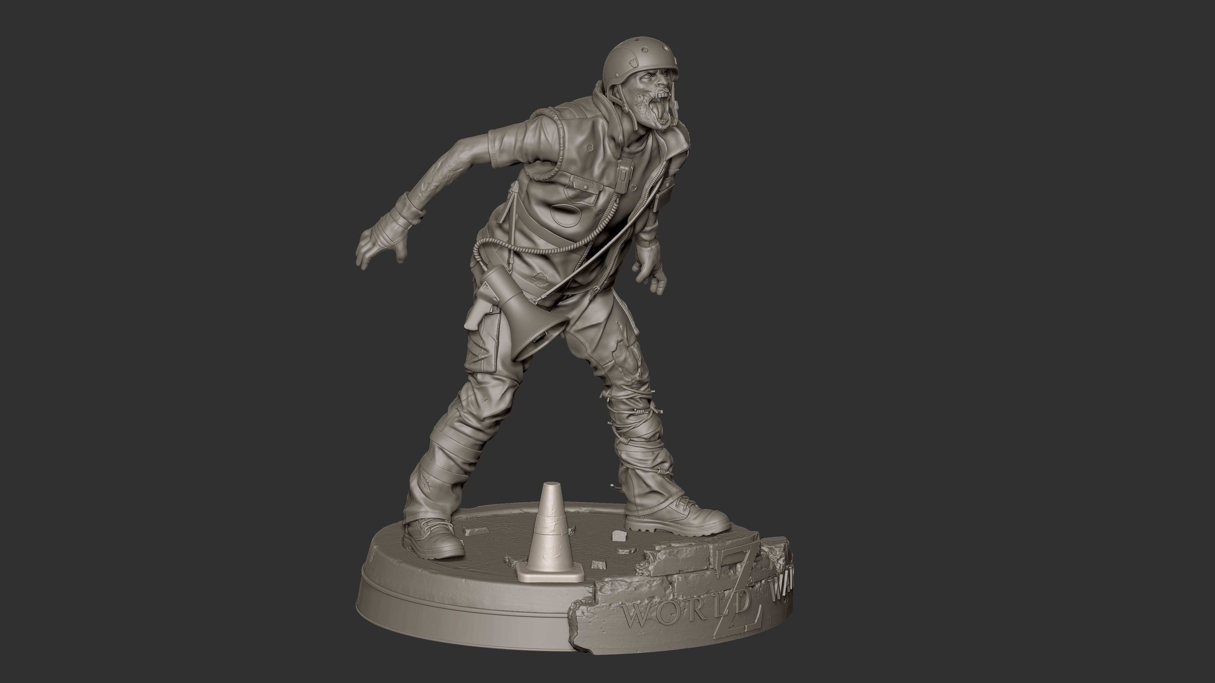 Screamer - World War Z 3D model 3D printable | CGTrader