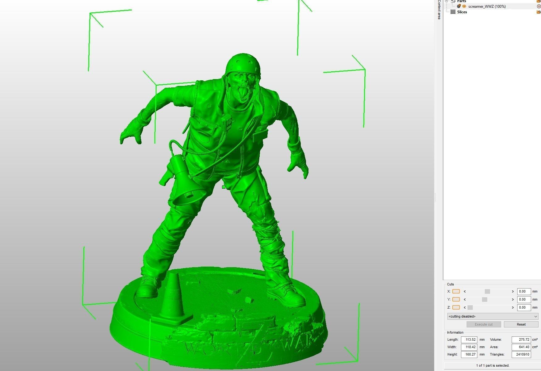 Screamer - World War Z 3D model 3D printable | CGTrader