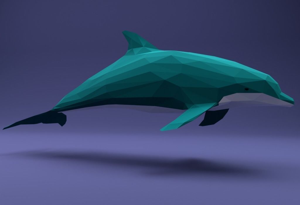 Lowpoly Collection sea Animals 3D model 3D printable | CGTrader