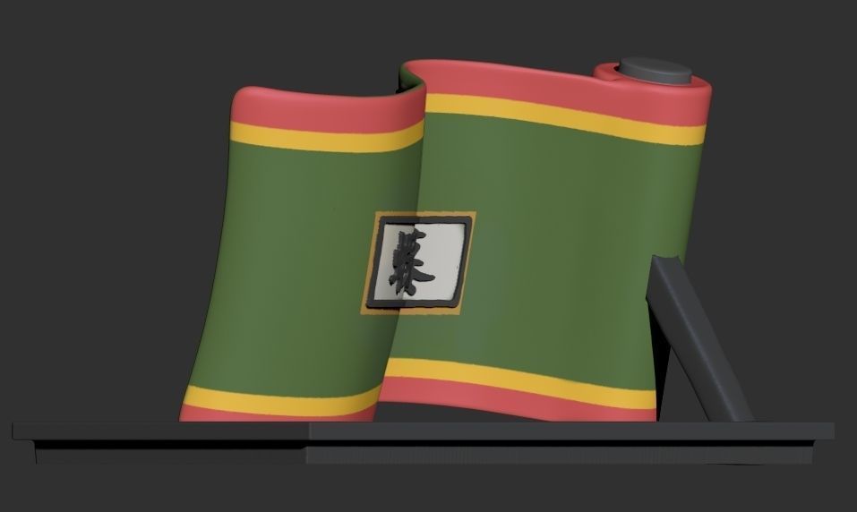 Summoning Scroll from Naruto Anime 3D model 3D printable | CGTrader