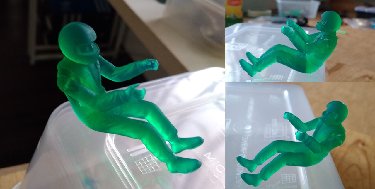 RACE CAR DRIVER FIGURINE SCALE MODEL 3D model 3D printable | CGTrader
