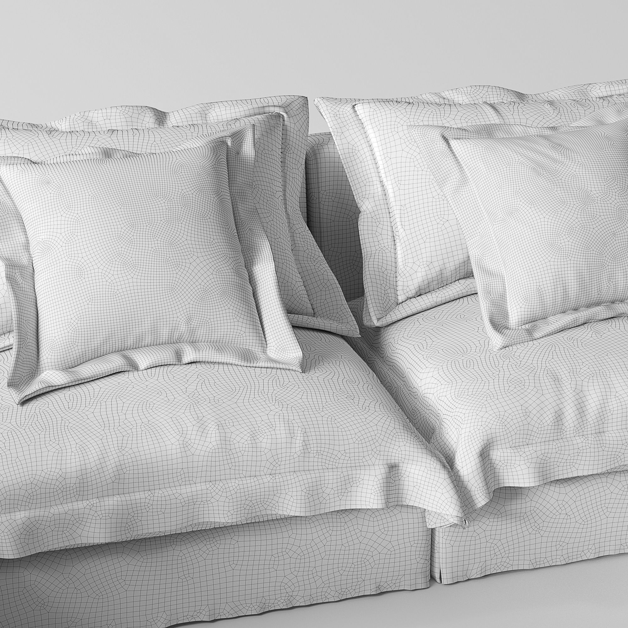 RH Sofa Navone modular 3D model | CGTrader