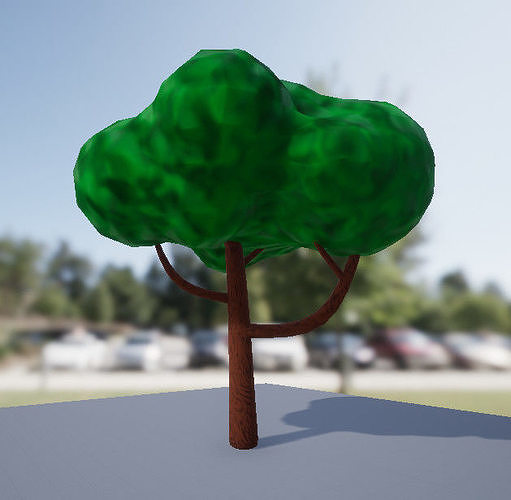 Low Poly Tree free 3D model | CGTrader
