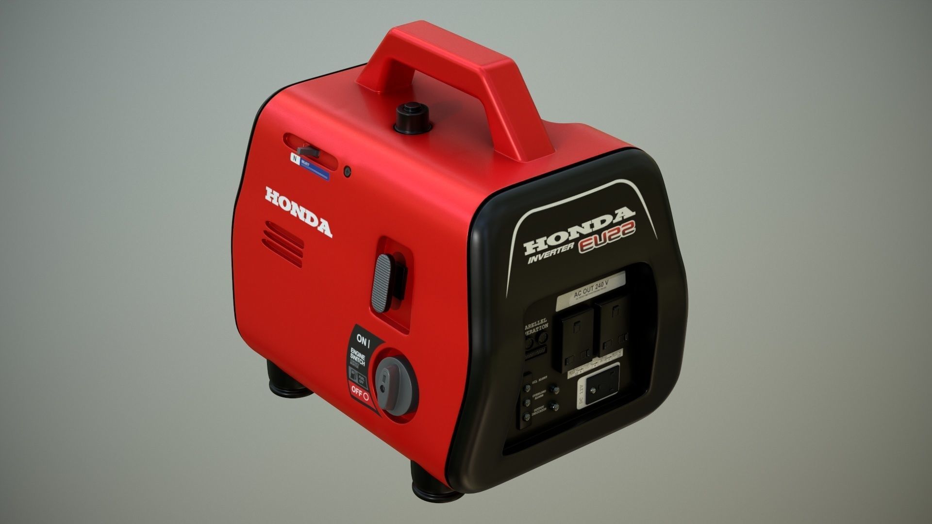 3D model Portable Mini Generator VR / AR / low-poly | CGTrader