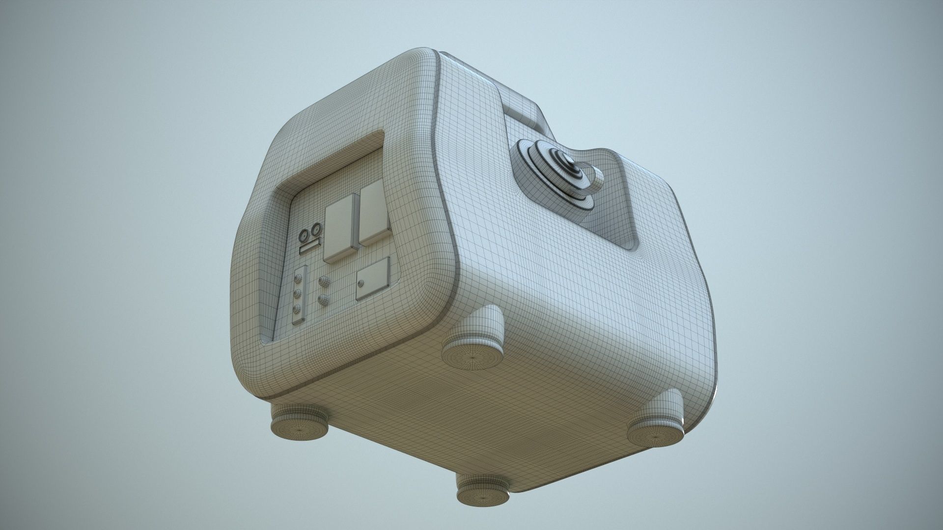 3D model Portable Mini Generator VR / AR / low-poly | CGTrader