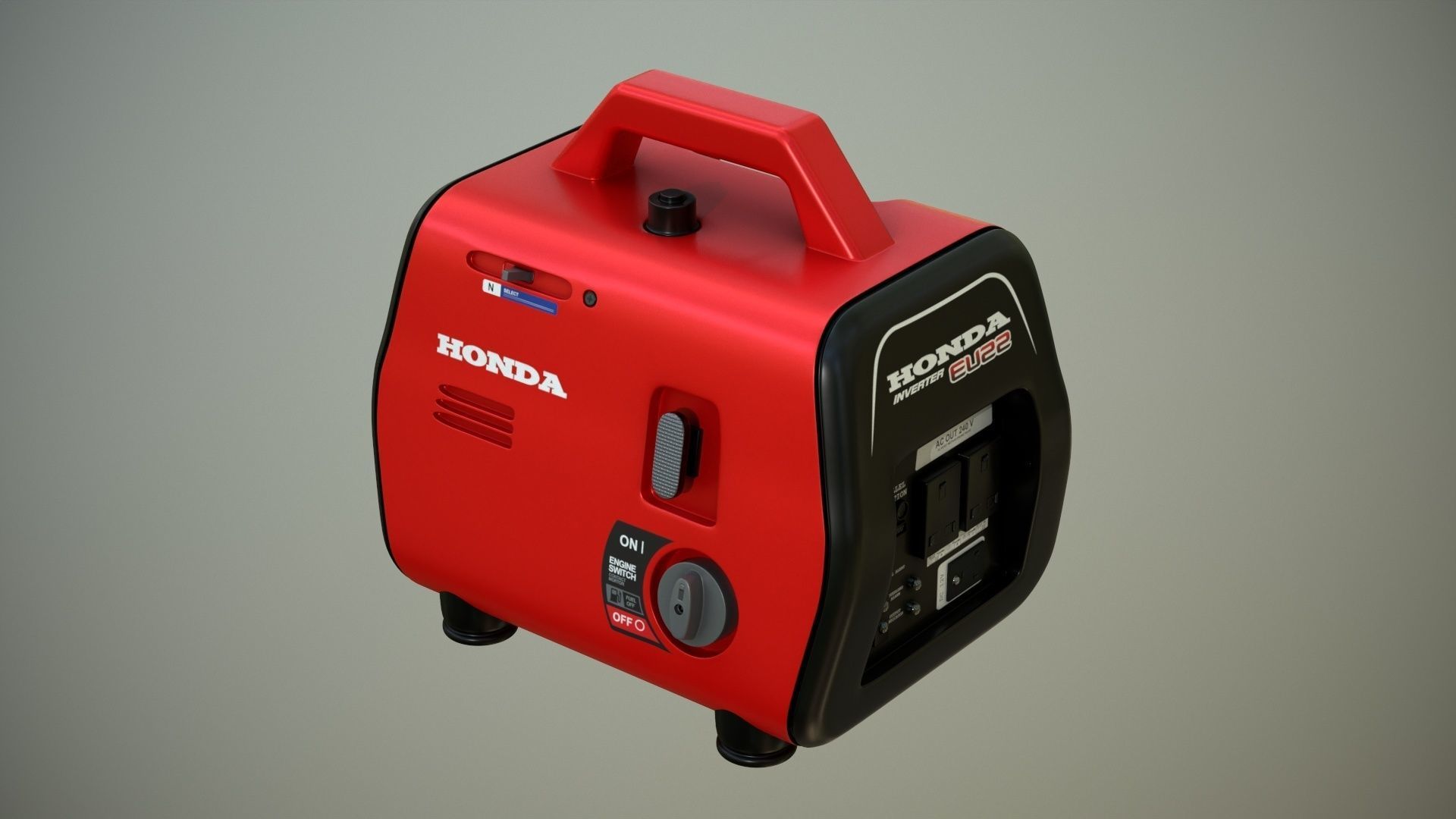 3D model Portable Mini Generator VR / AR / low-poly | CGTrader