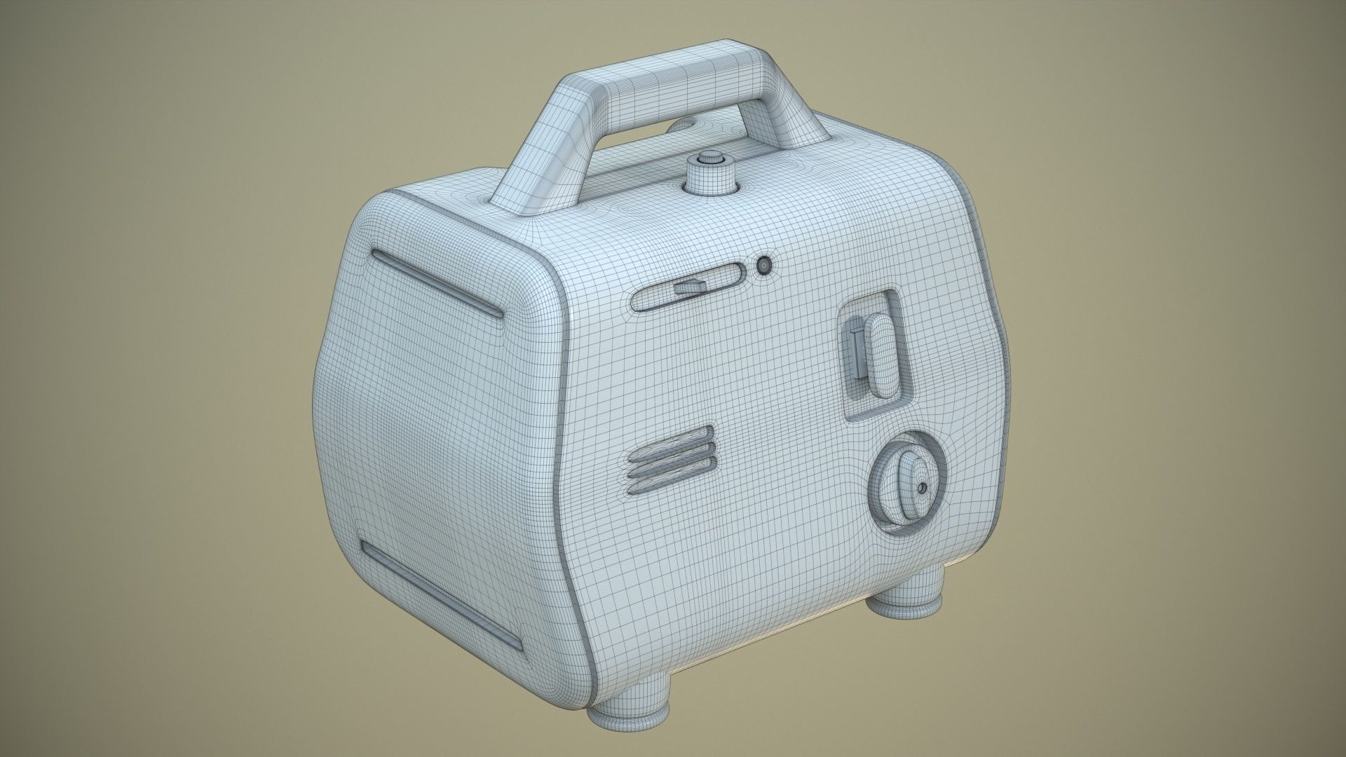 3D model Portable Mini Generator VR / AR / low-poly | CGTrader