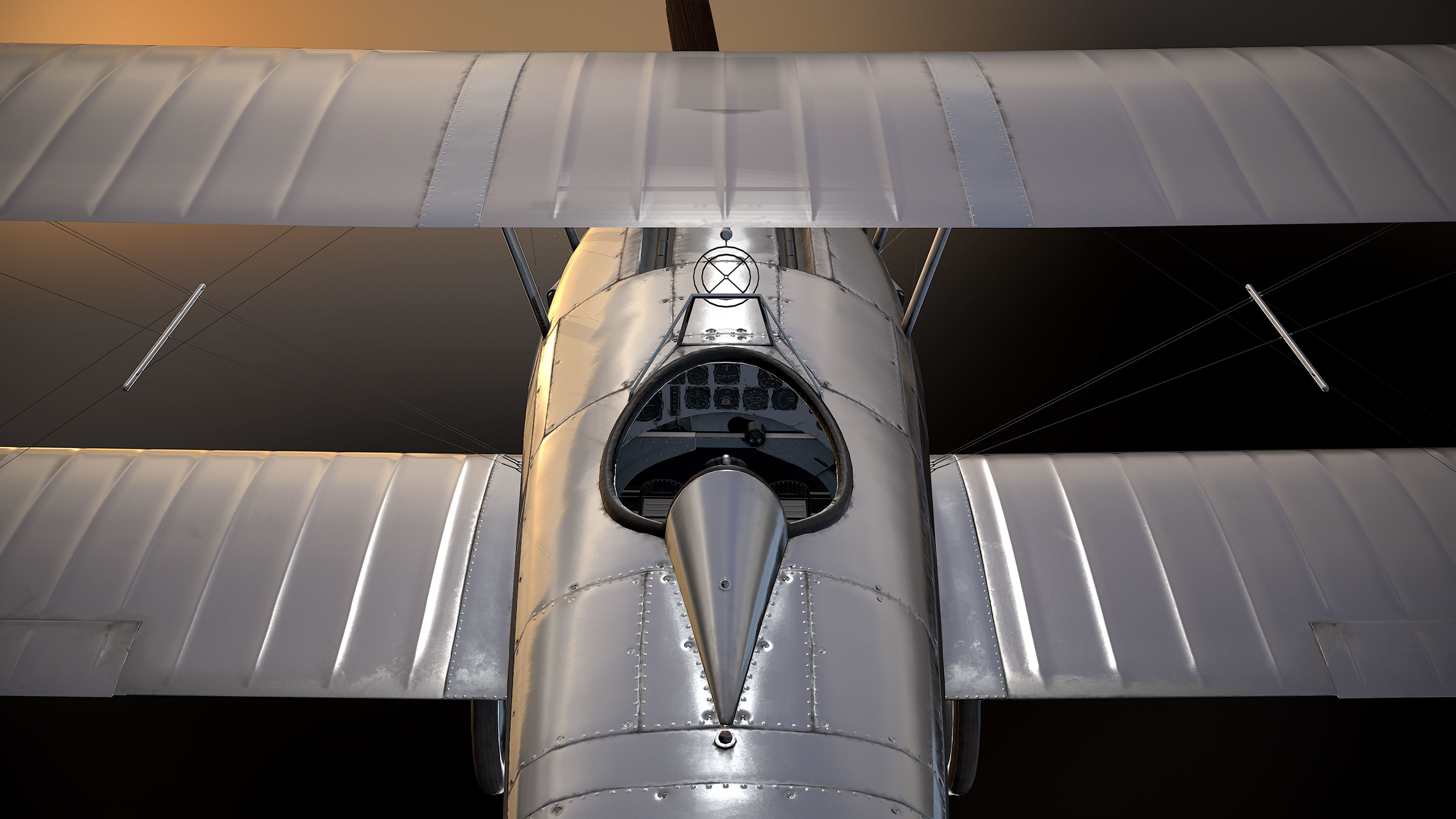 3D model Plane J6B Jaktfalken Swedish air force 1929 VR / AR / low-poly ...