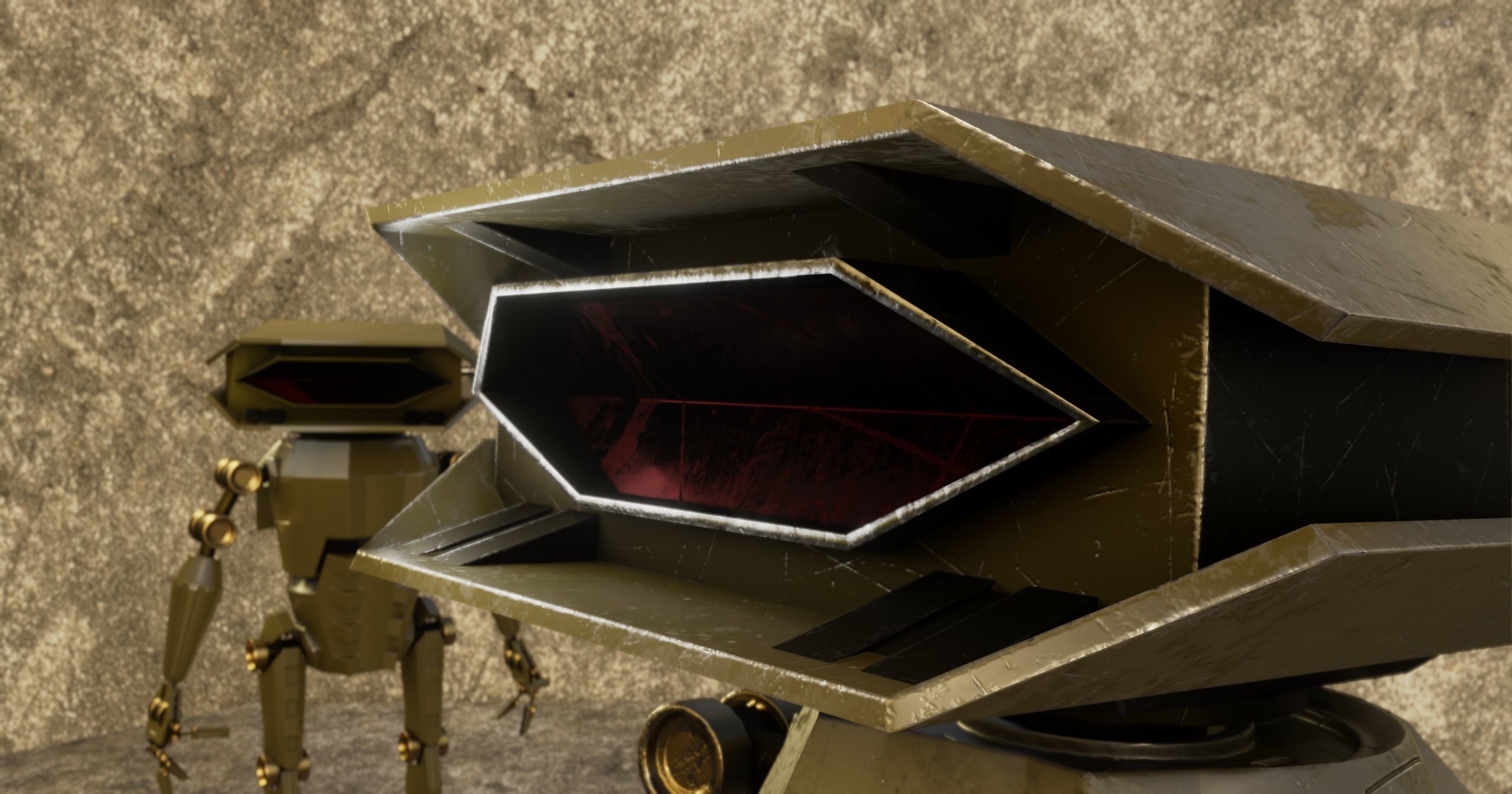 3D model Sci-Fi Robot Scout VR / AR / low-poly rigged | CGTrader