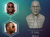 R Kelly portrait sculpture 3D model 3D printable | CGTrader