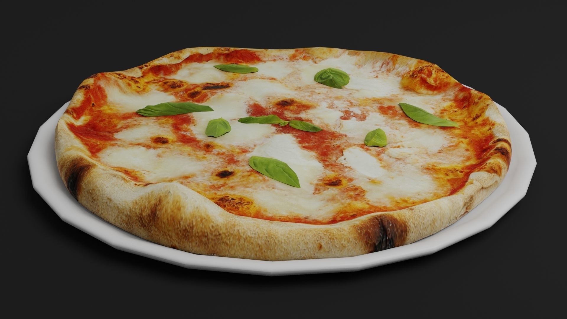 Pizza free 3D model | CGTrader