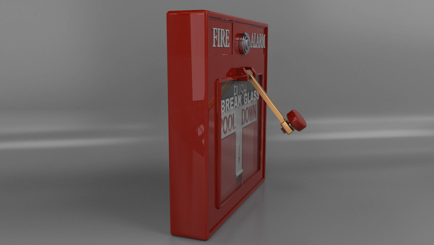 Fire alarm system 3D model | CGTrader