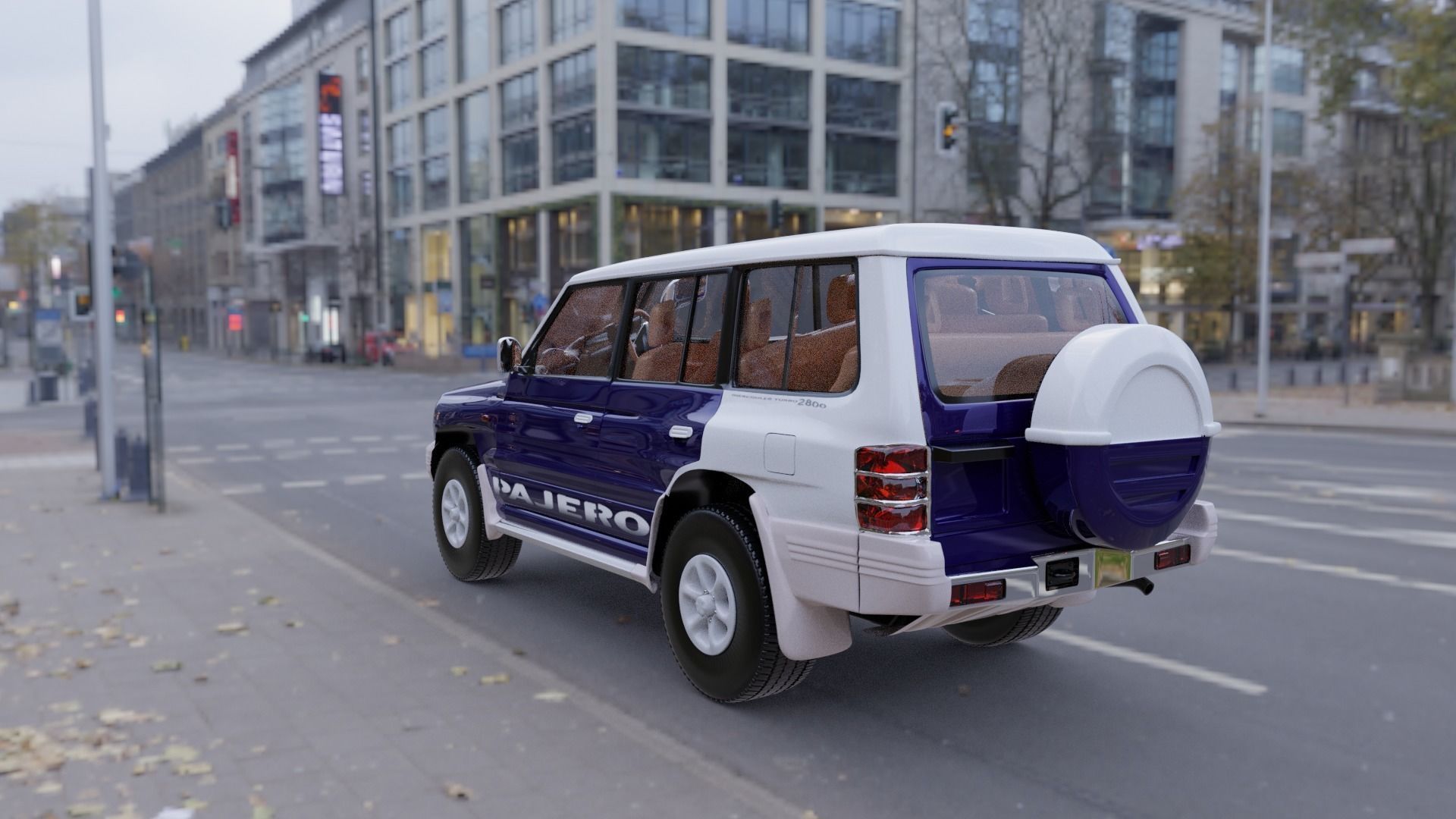 Mitsubishi pajero sfx 3D model | CGTrader
