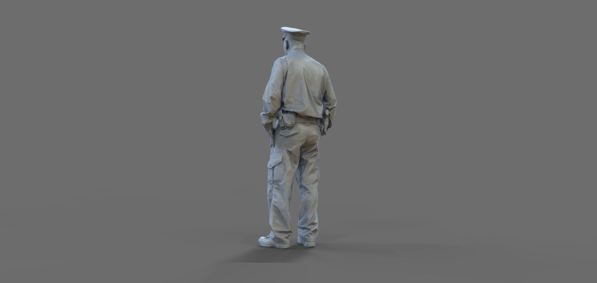 Police Man 3D model 3D printable | CGTrader
