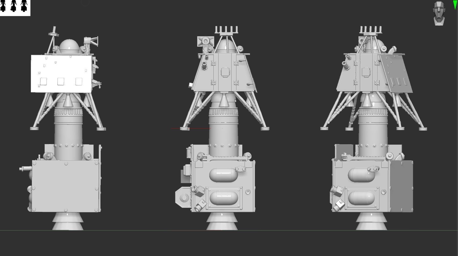 chandrayaan 3D model 3D printable | CGTrader