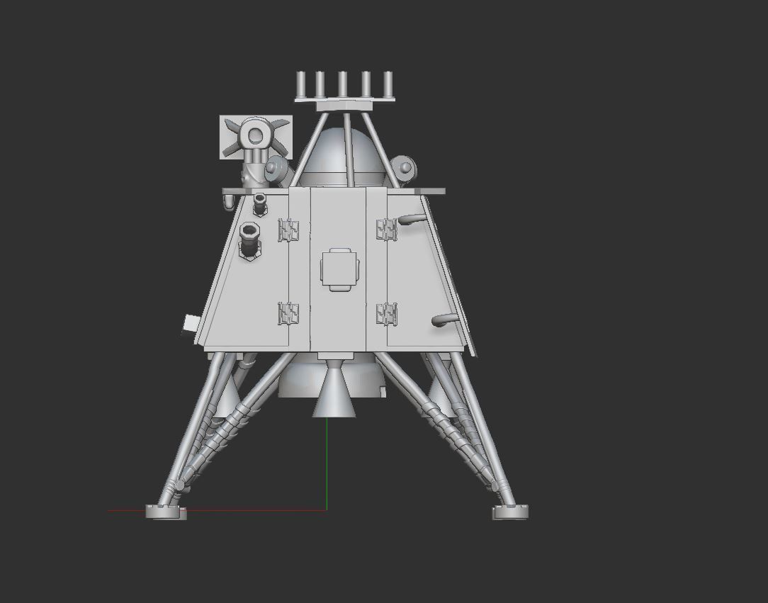 chandrayaan 3D model 3D printable | CGTrader