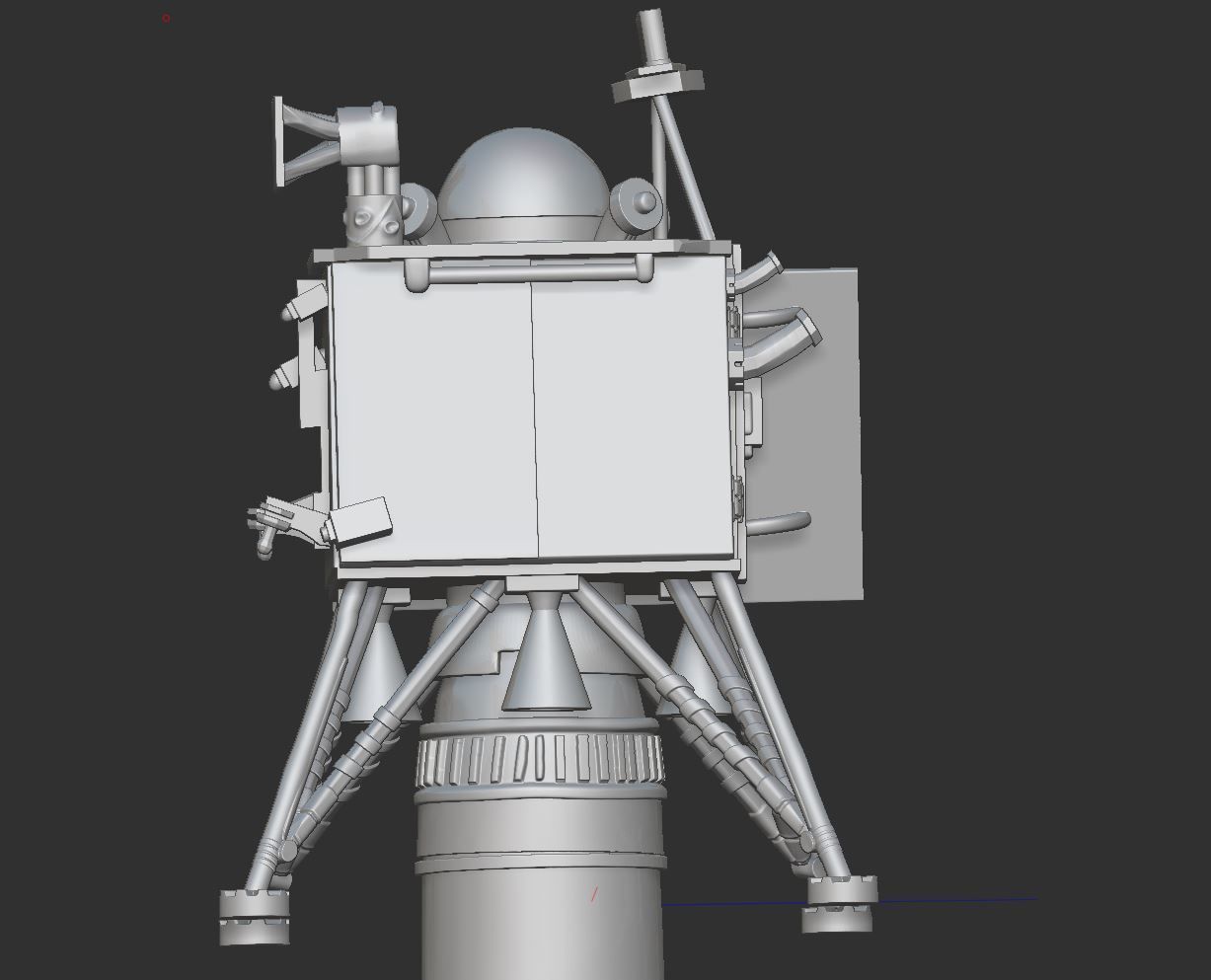 chandrayaan 3D model 3D printable | CGTrader