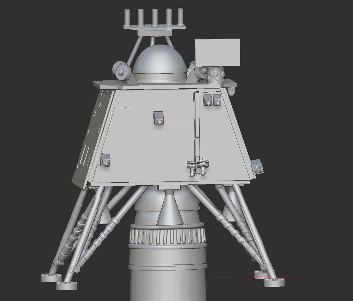 chandrayaan 3D model 3D printable | CGTrader