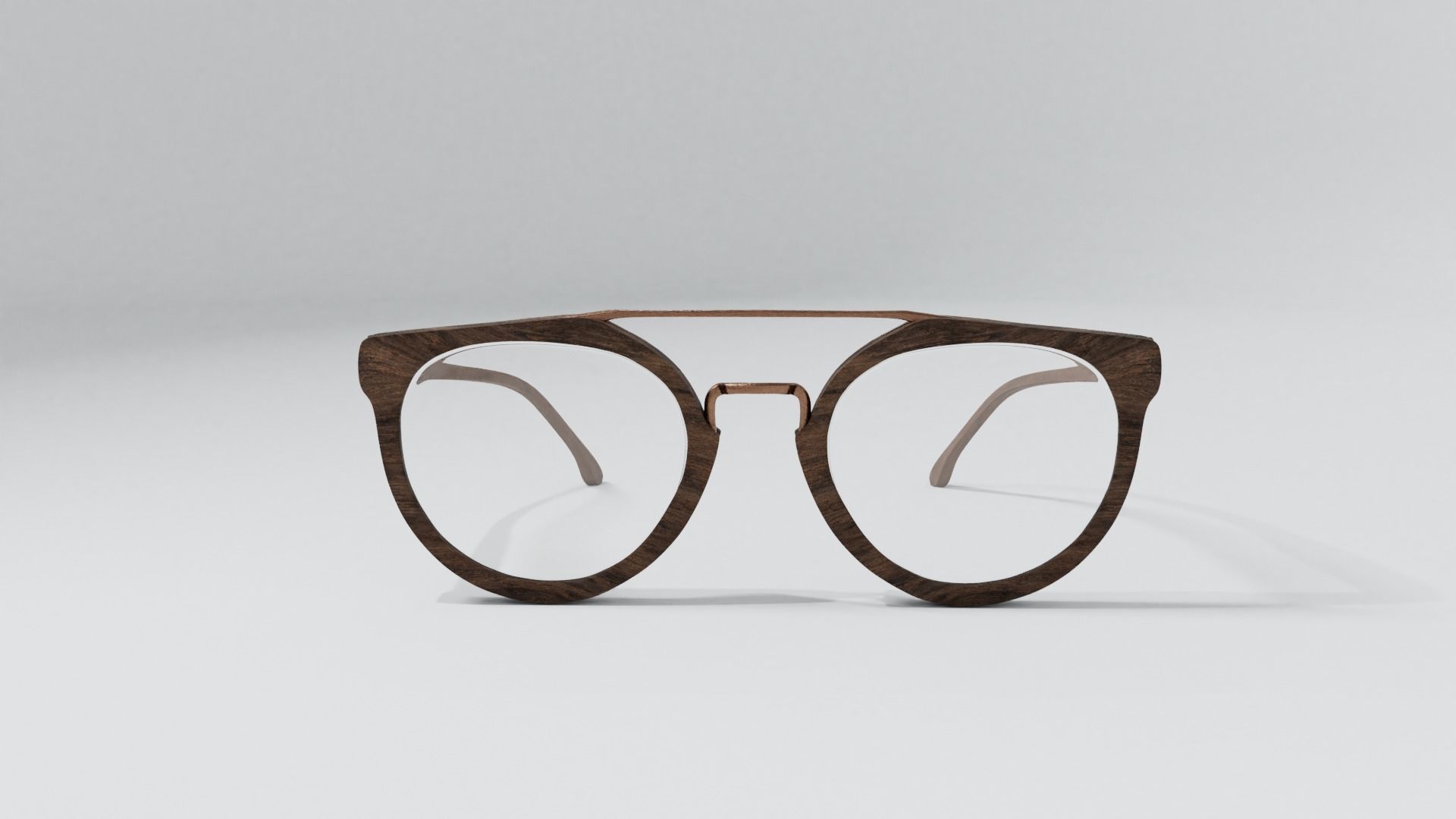 Zenni wooden glasses free 3D model | CGTrader
