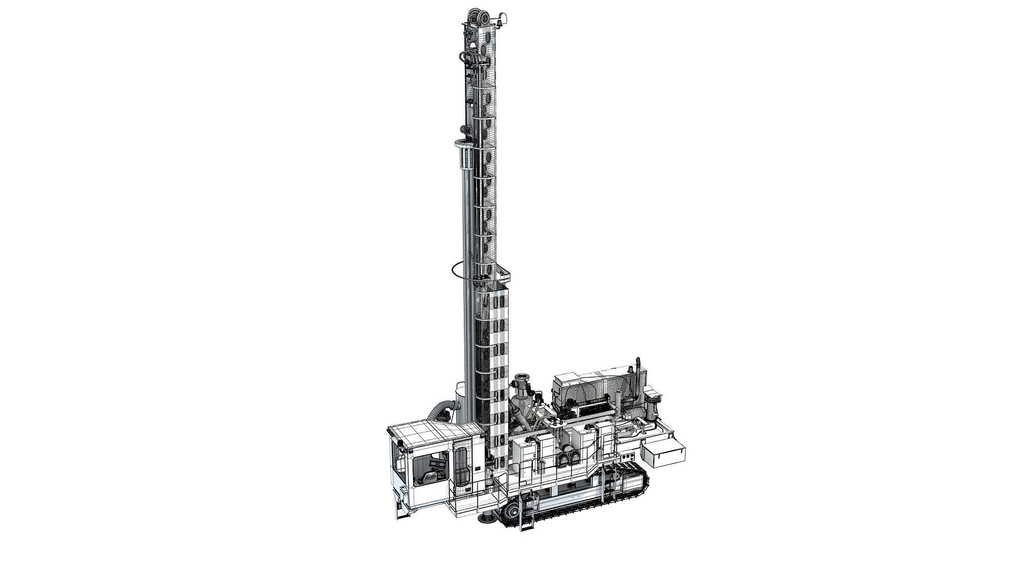 Drilling Rig 3D model | CGTrader