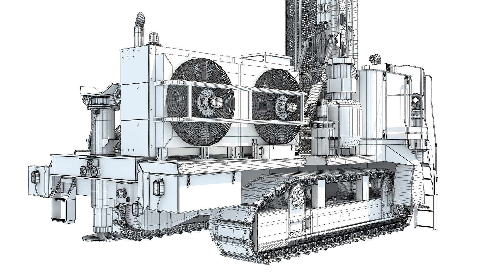 Drilling Rig 3D model | CGTrader