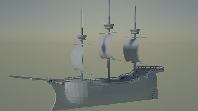 boat ship 3D model 3D printable | CGTrader