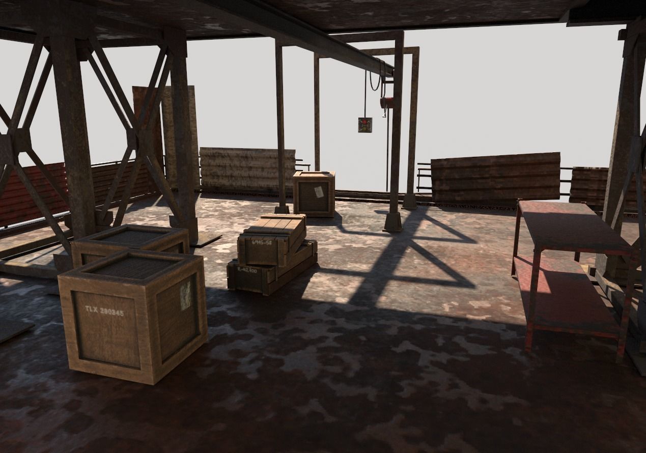 Post-Apocalyptic Outpost Tower 2 3D model | CGTrader