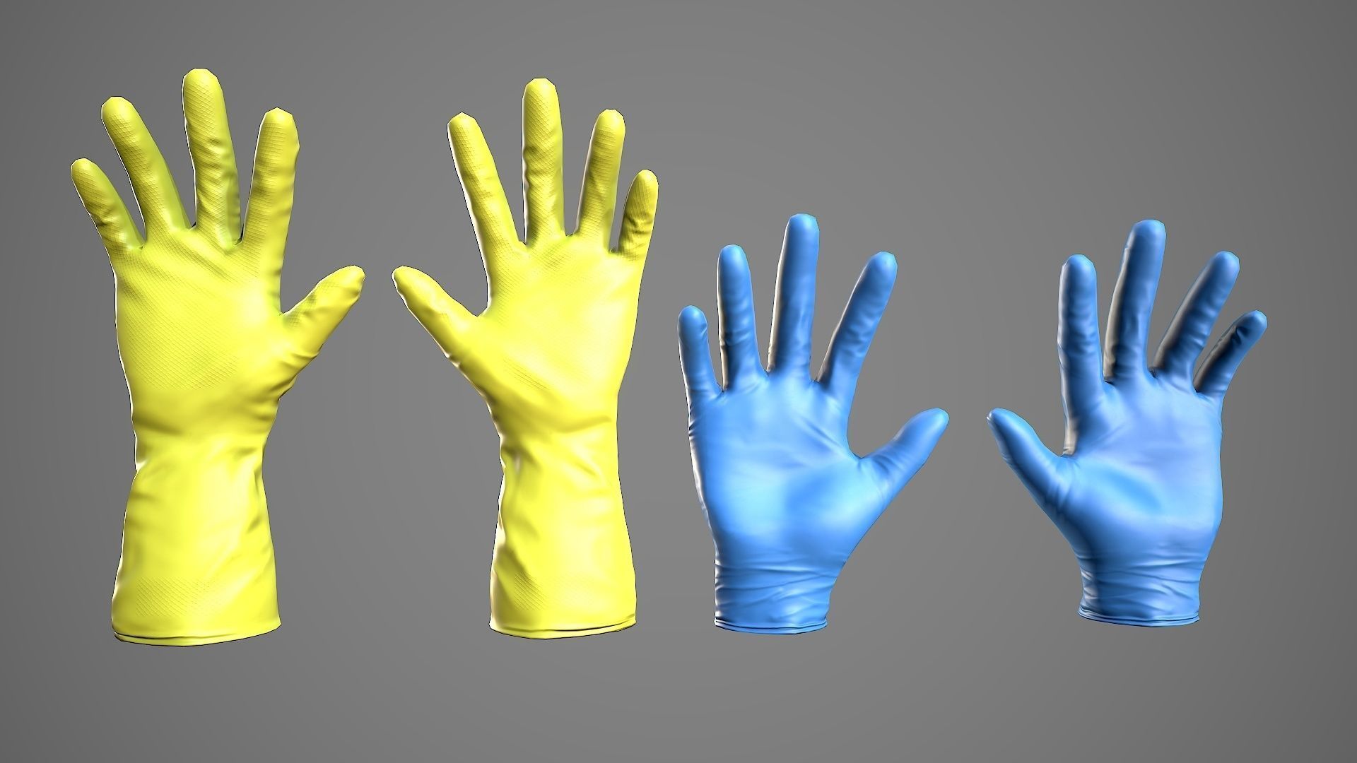 3D model Hand Gloves VR / AR / low-poly | CGTrader