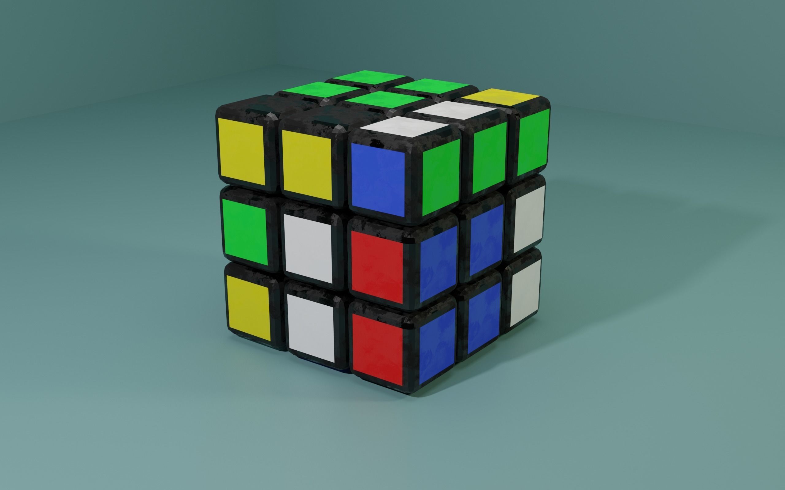 Rubiks Cube 3D model | CGTrader