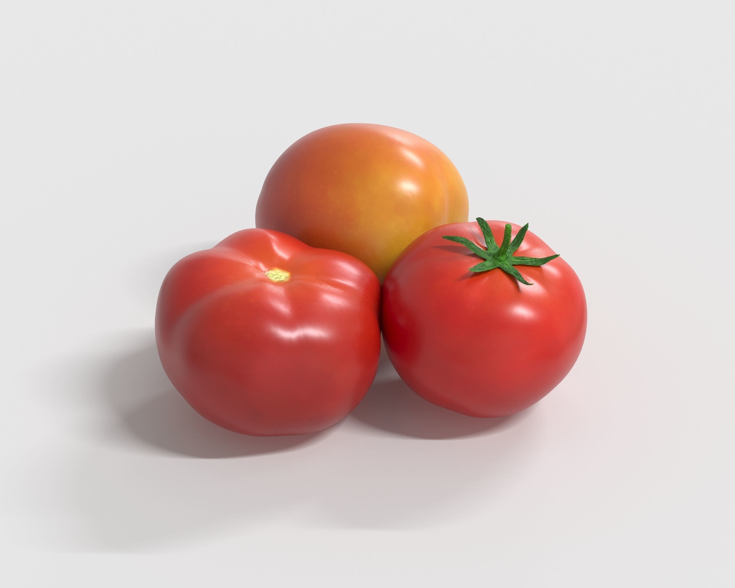 Tomatoes three 3D model | CGTrader