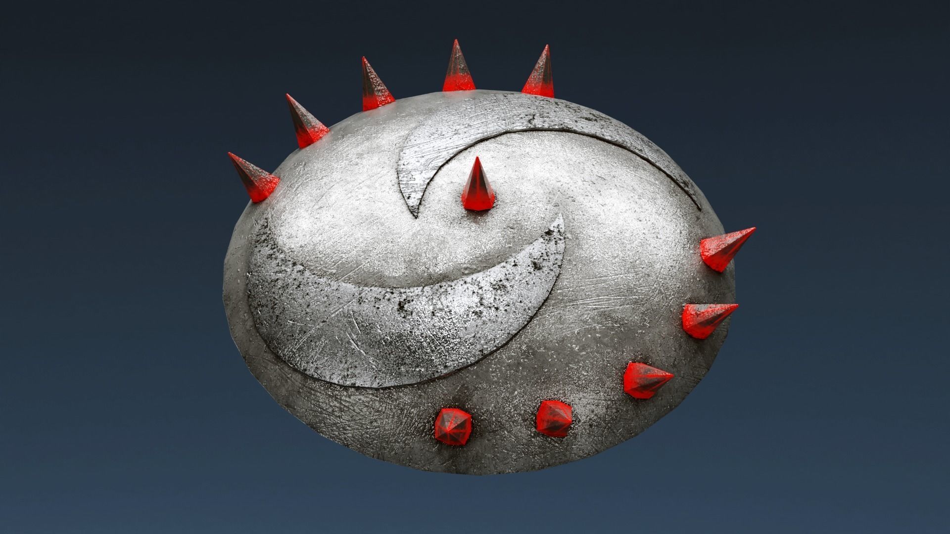 3D model Lunar shield from medieval times VR / AR / low-poly | CGTrader
