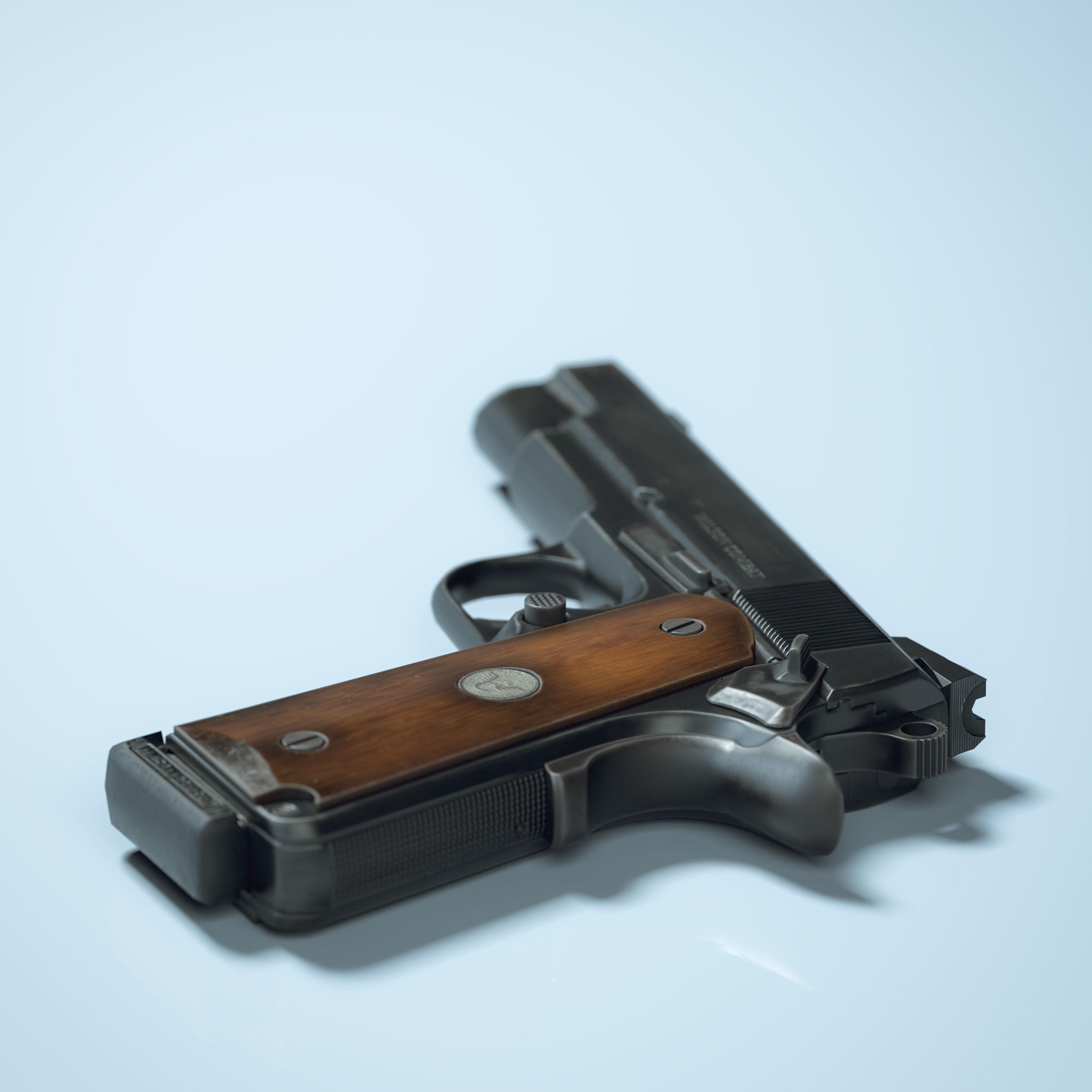 3D model Game ready model Colt M1911 Commander VR / AR / low-poly ...
