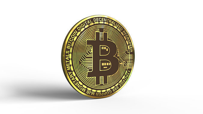 Bitcoin BTC 3D model | CGTrader