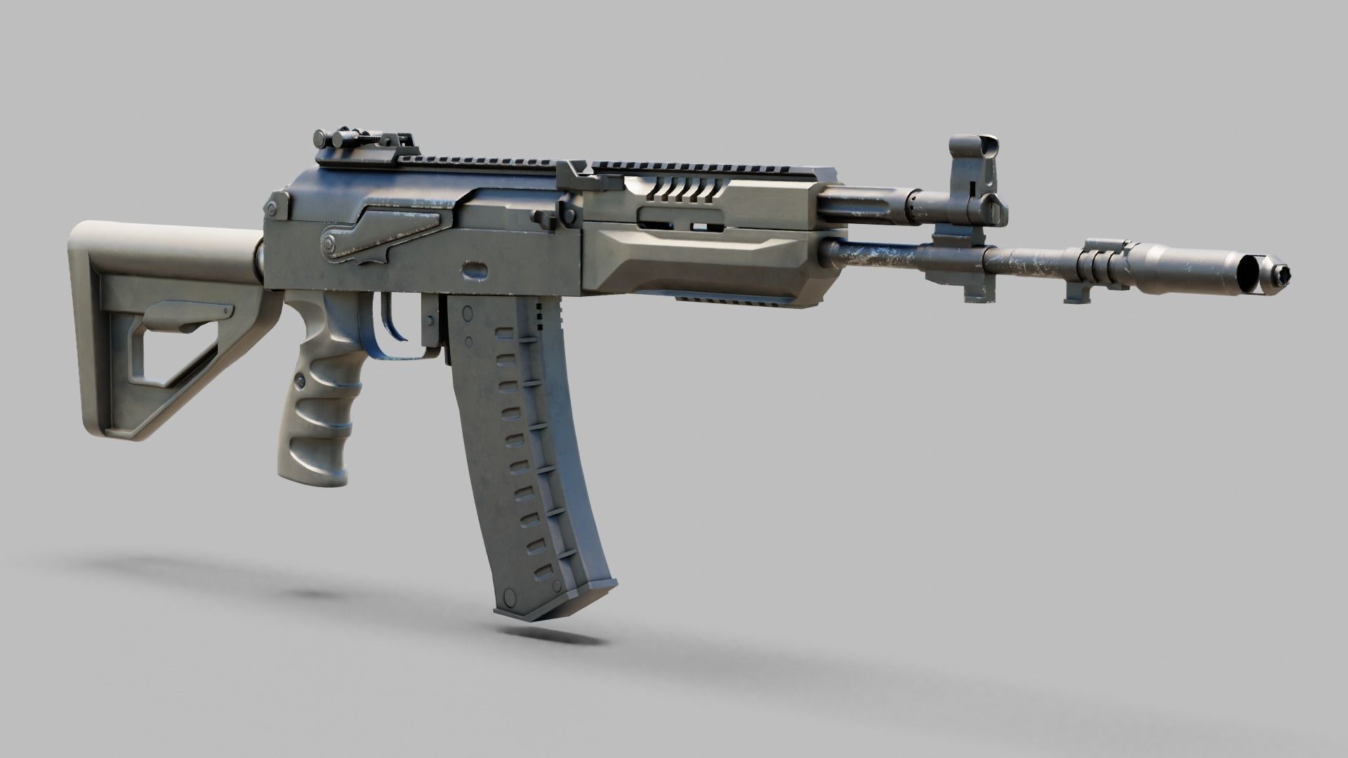 3D model Ak12 Assault rifle VR / AR / low-poly | CGTrader