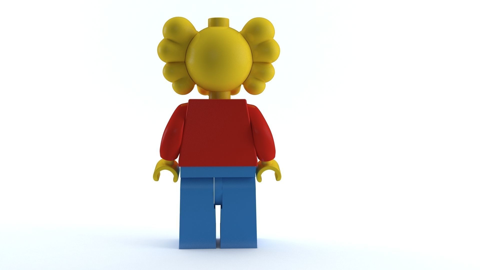 Lego Kaws 3D model 3D printable | CGTrader