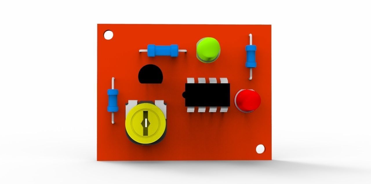 Temperature Sensor Circuit 3D model 3D printable | CGTrader