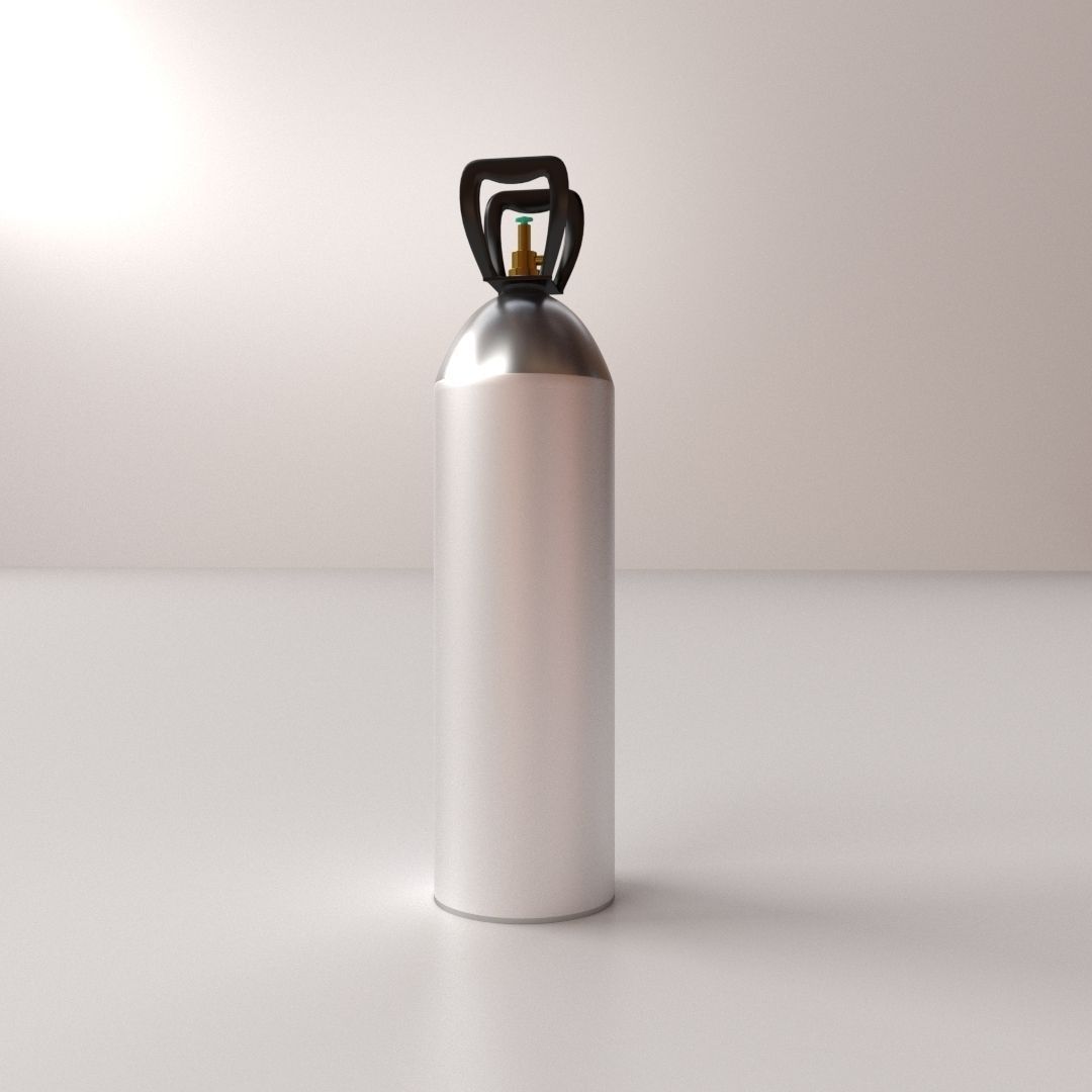 Helium Tank 3D model | CGTrader